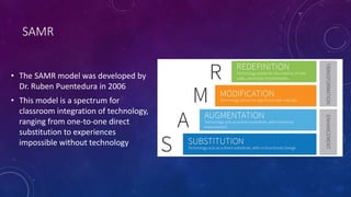 Bloom's Digital Taxonomy and the SAMR Model | PPT