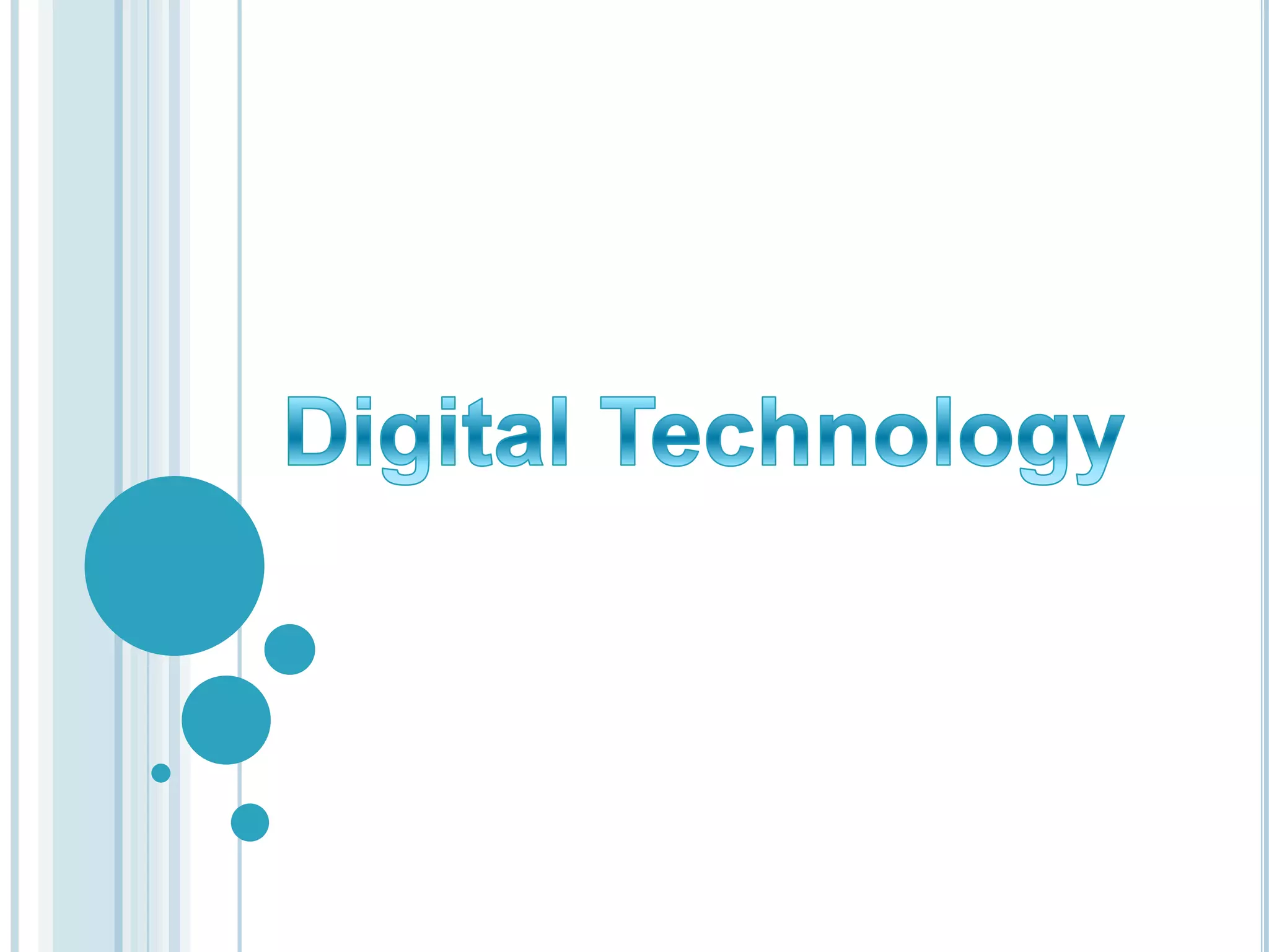 Digital Technology | PPTX