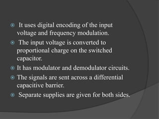 Digital techniques for optical isolation | PPTX