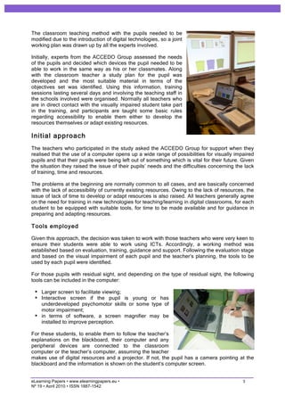 Digital technologies and inclusive schooling | PDF | Special Education ...