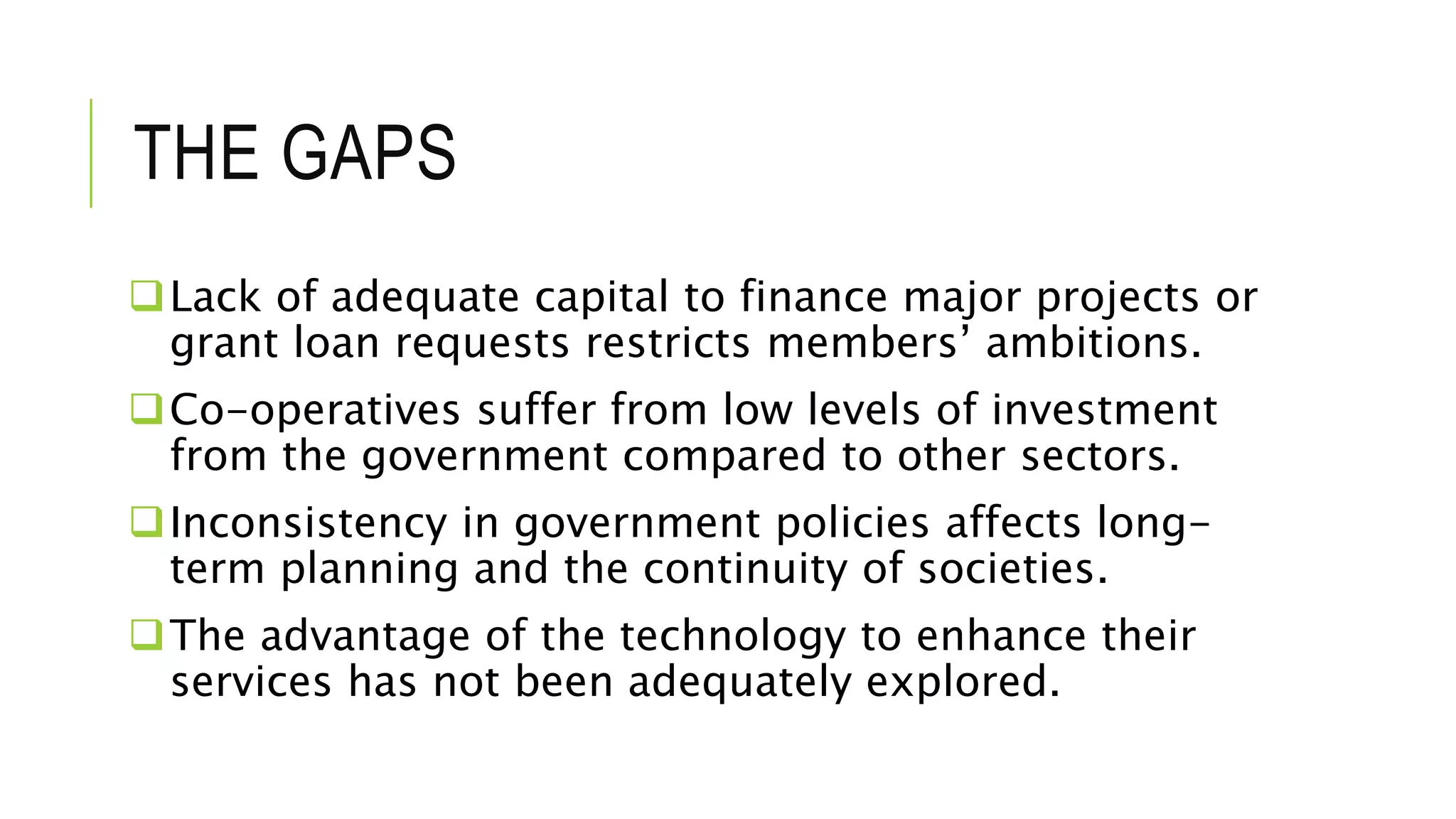 Enhancing Cooperative Business Model Through Digital Technologies Pptx Government Support