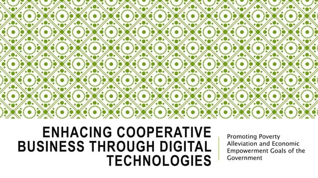 Enhancing cooperative business model through digital technologies ...