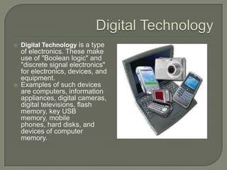 Digital technology | PPT