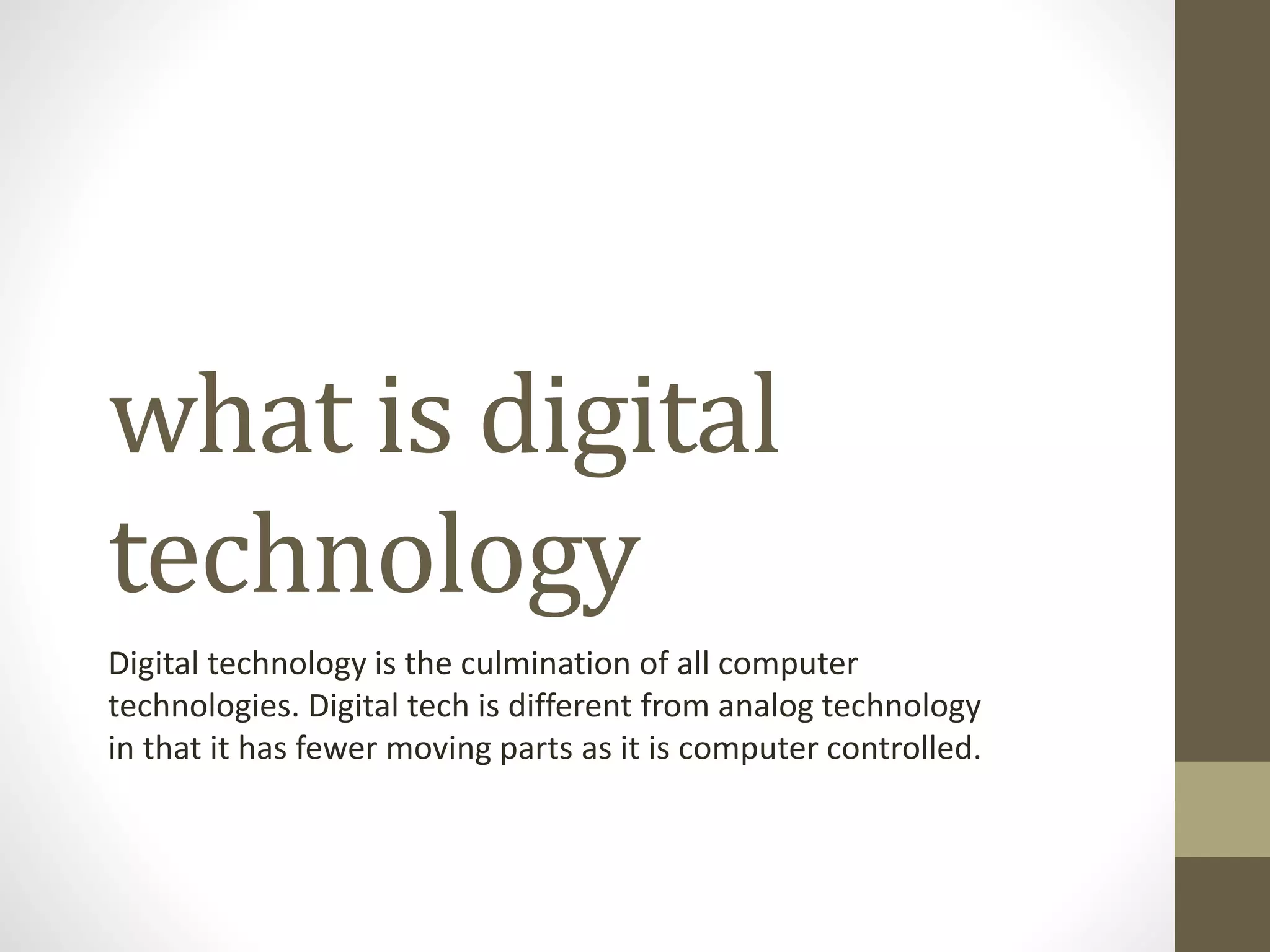 Digital technology | PPT
