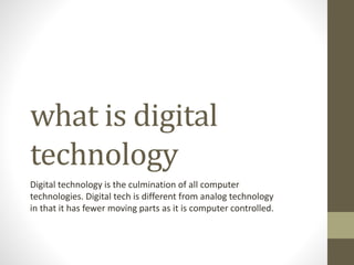 Digital technology | PPT