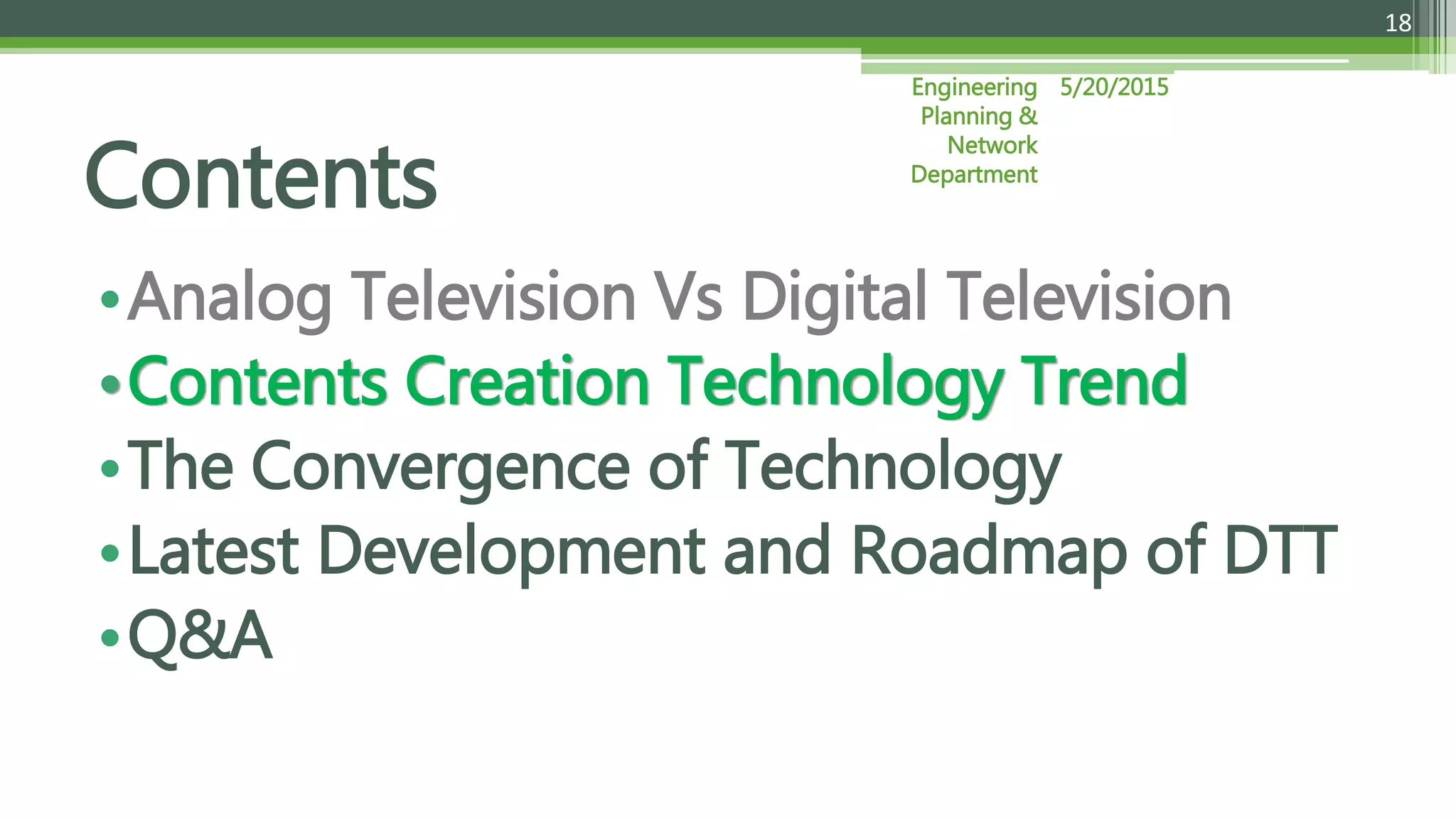 Digital TV technology | PPTX | Home Entertainment Systems | Consumer ...