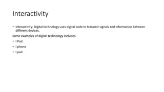 Digital technology | PPTX | Smartphones | Consumer Electronics