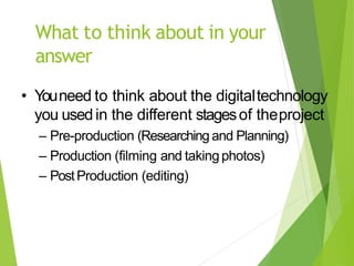 Digital technology section a question 1 | PPT