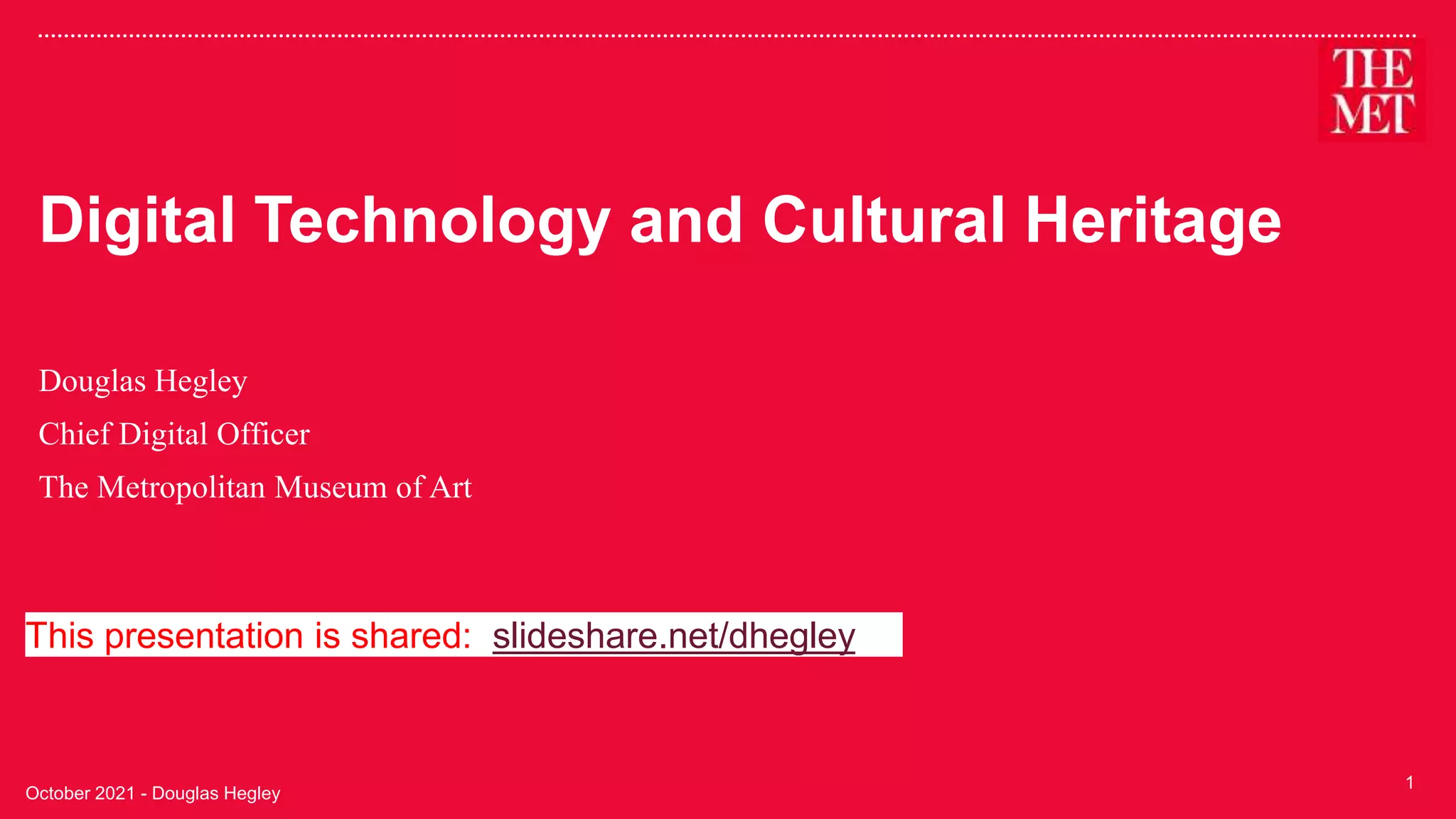 Digital Technology and Cultural Heritage | PPTX