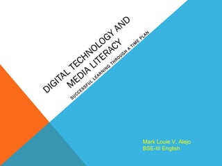 Digital technology and media literacy | PPT