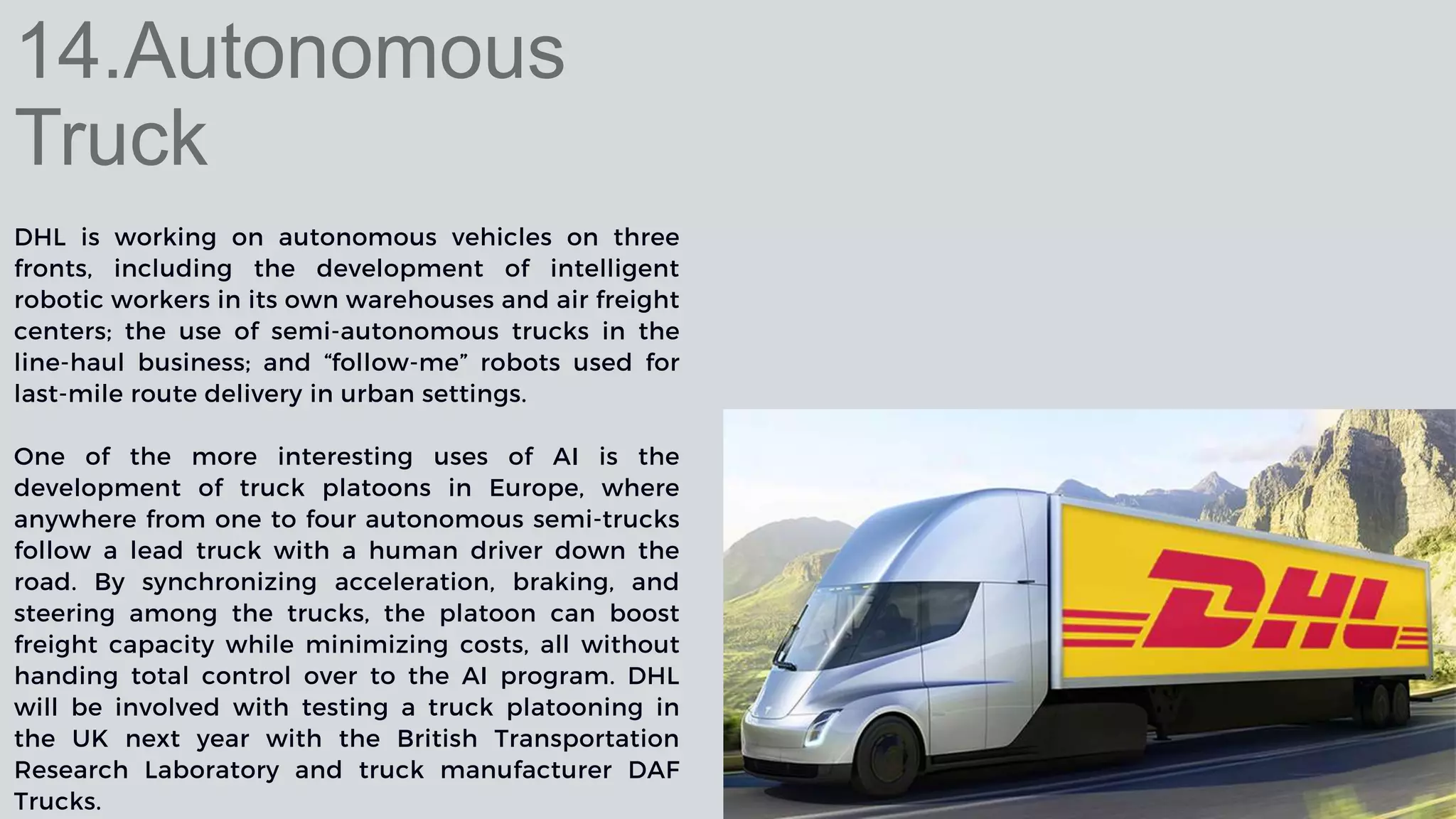 Digital Technology Used by DHL | PPTX