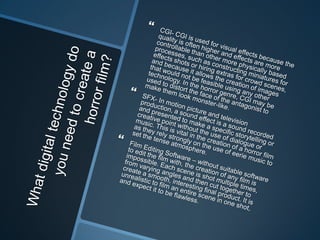 Digital technology investigation | PPTX