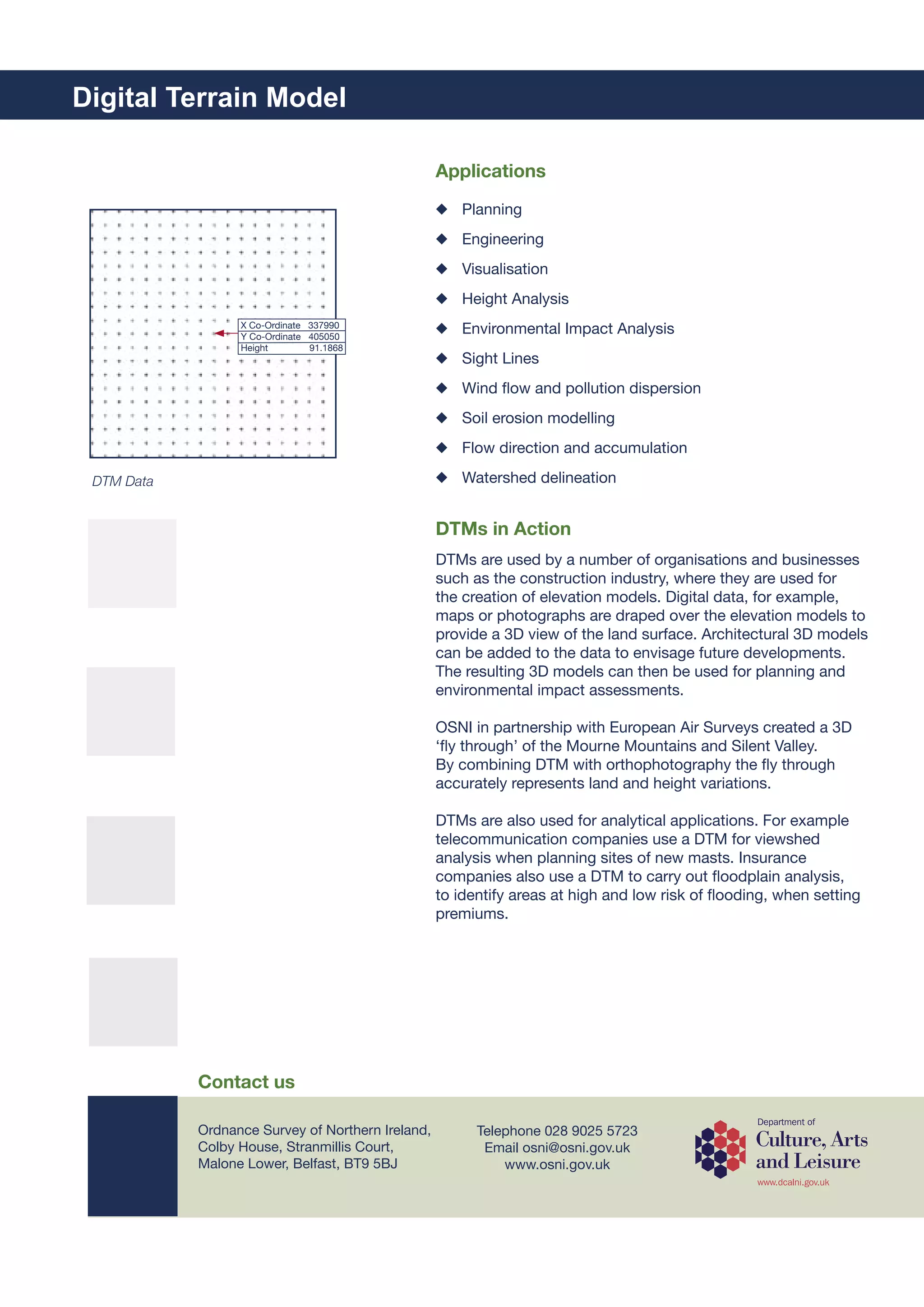 Digital terrain model | PDF