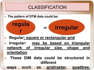 Digital terrain representations(last) | PPTX
