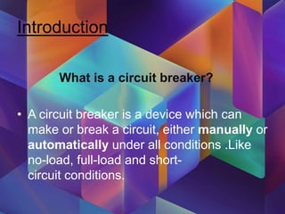 Digital testing of high voltage circuit breaker | PPTX