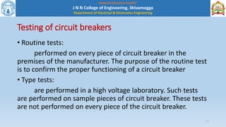 Digital testing of high voltage circuit breaker seminar ppt | PDF ...