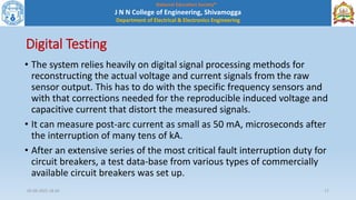 Digital testing of high voltage circuit breaker seminar ppt | PDF ...