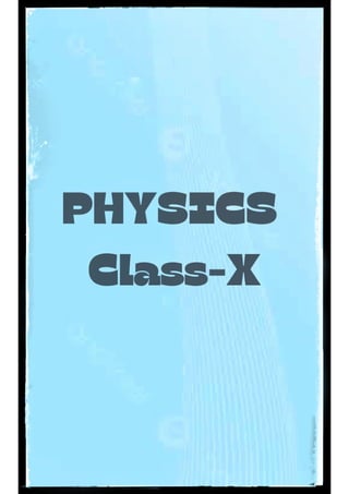 digital text on topic electricity class 10 physics | PDF