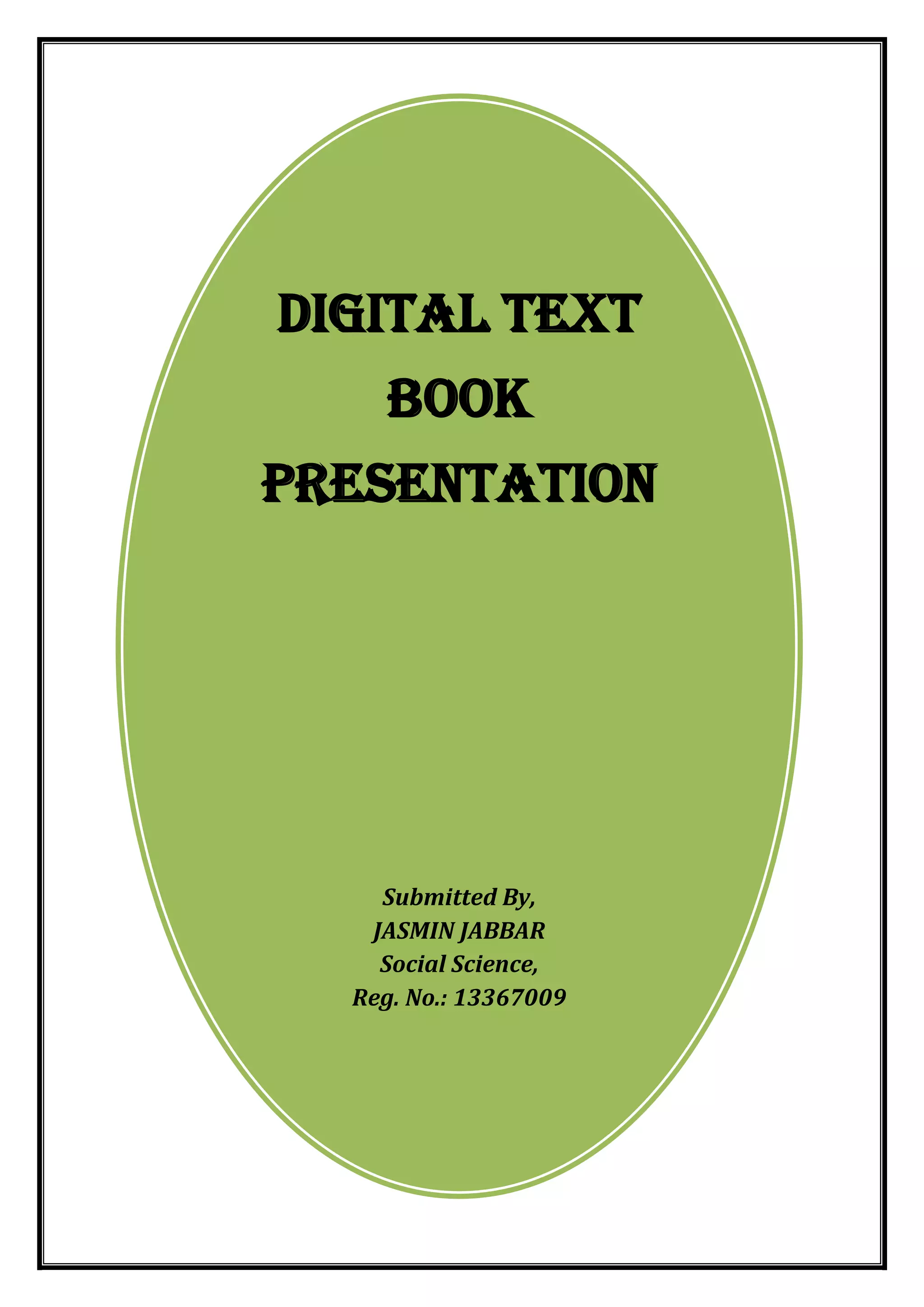 Digital text book by jasmin | PDF