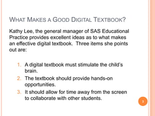 Digital Textbooks | PPT