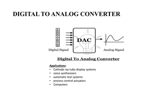 What is Digital to Analog Conversion .ppt