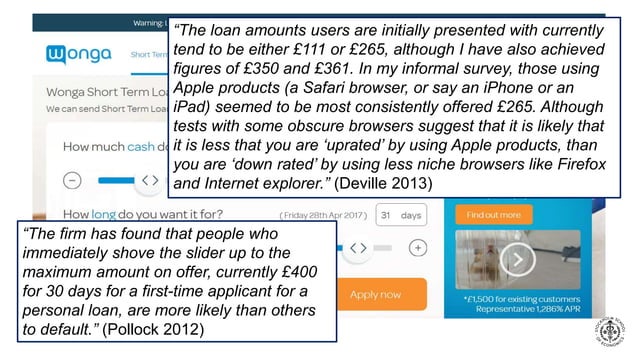 Digital traces, Ethics and FinTech | PPTX