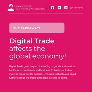 What is Digital Trade and Why it Matters | PDF