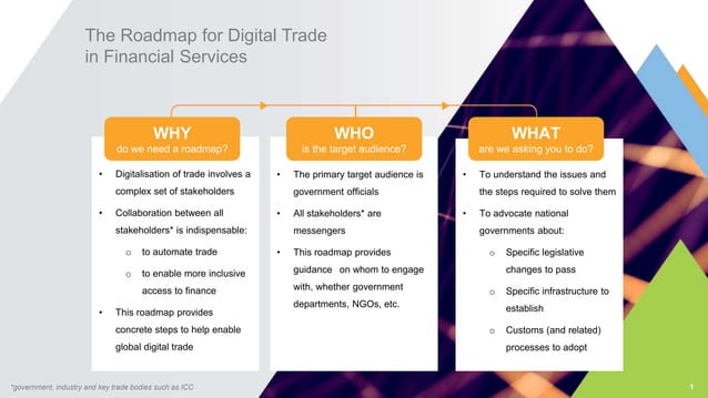 Digital Trade Roadmap | PPTX | Business | Business and Finance
