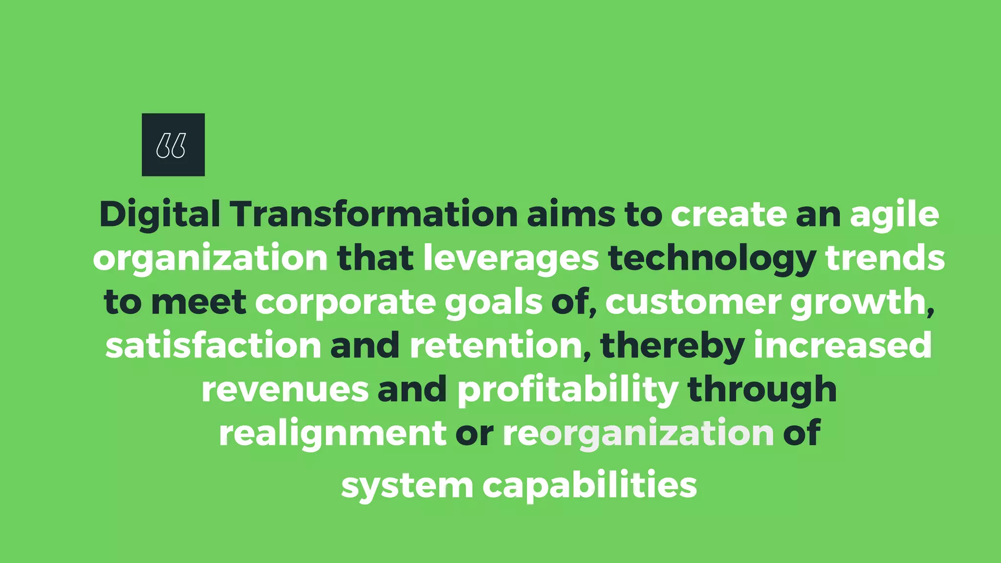 Digital transformation - A New Definiton | PPT