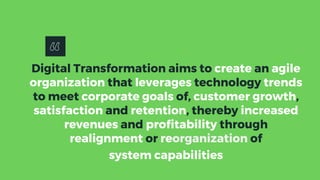 Digital transformation - A New Definiton | PPT