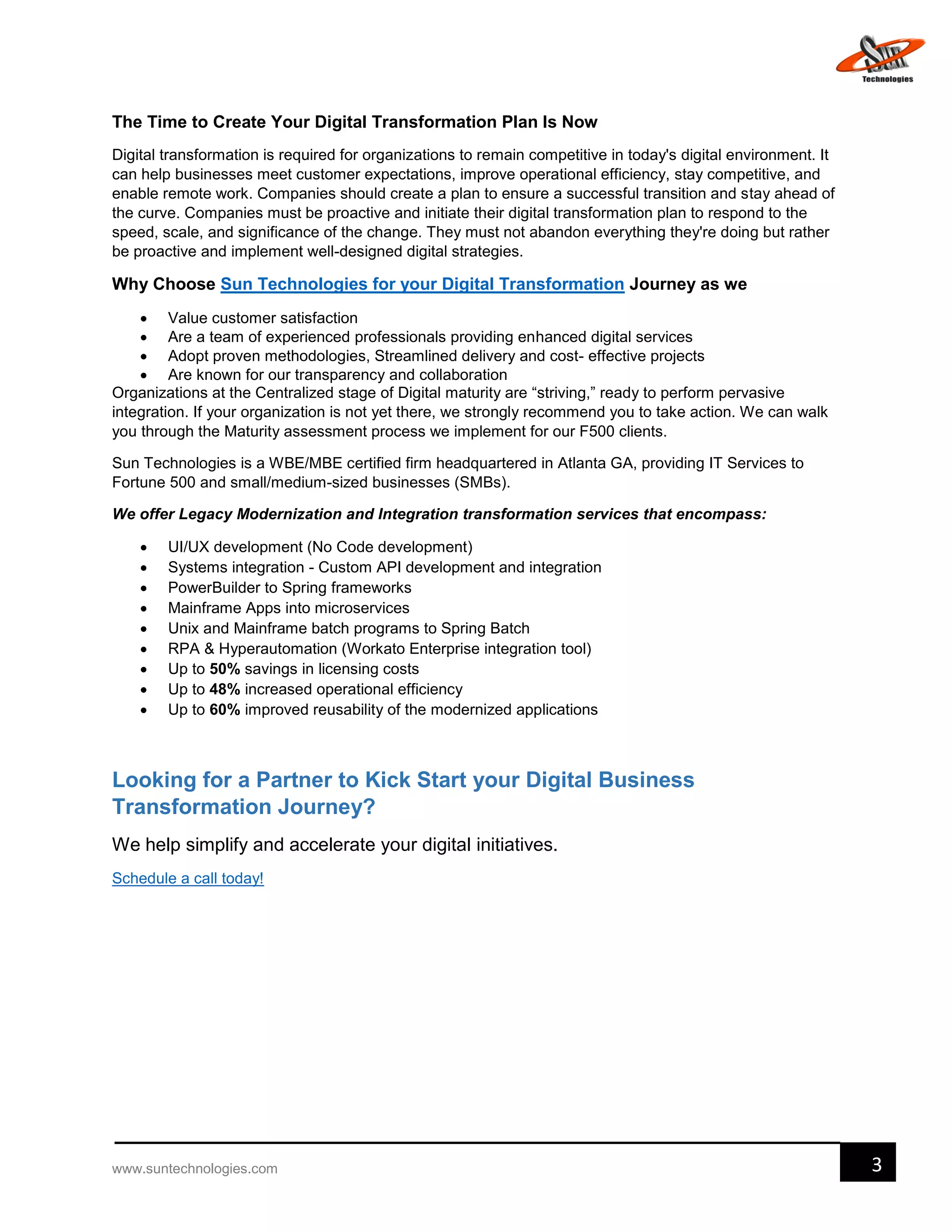 Digital Transformation Roadmap: Transforming Your Business to the ...