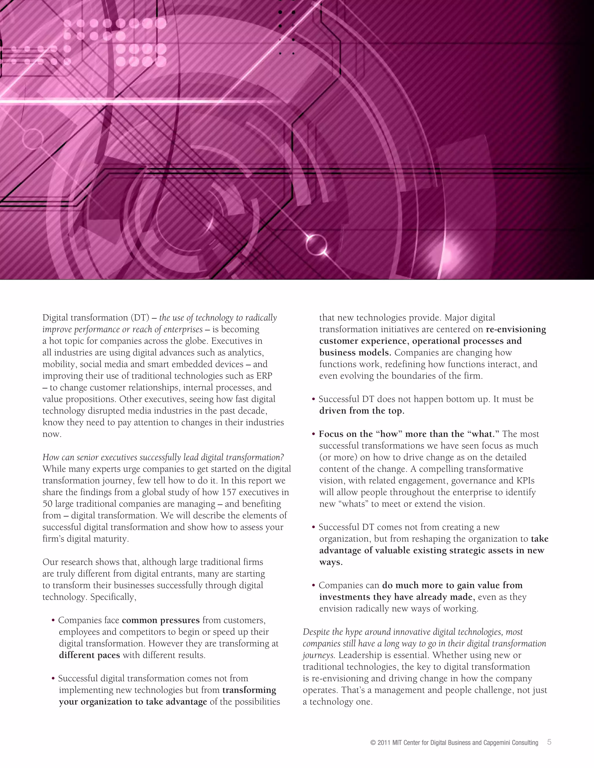 Digital transformation a road-map for billion-dollar organizations ...