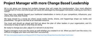 Digital transformation and how it affects project management | PPTX