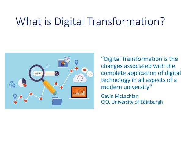 Digital Transformation at the University of Edinburgh | PPT