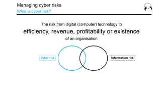 Digital transformation: introduction to cyber risk | PPT