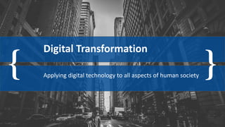 Digital Transformation and Data Science | PDF
