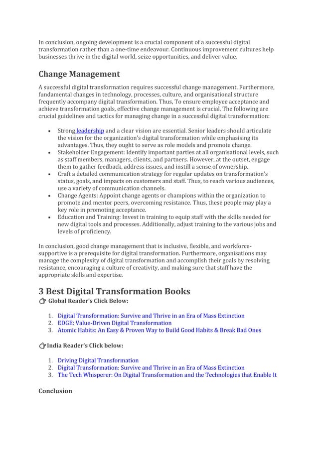 Digital Transformation Done Right Secrets Of Success Learn