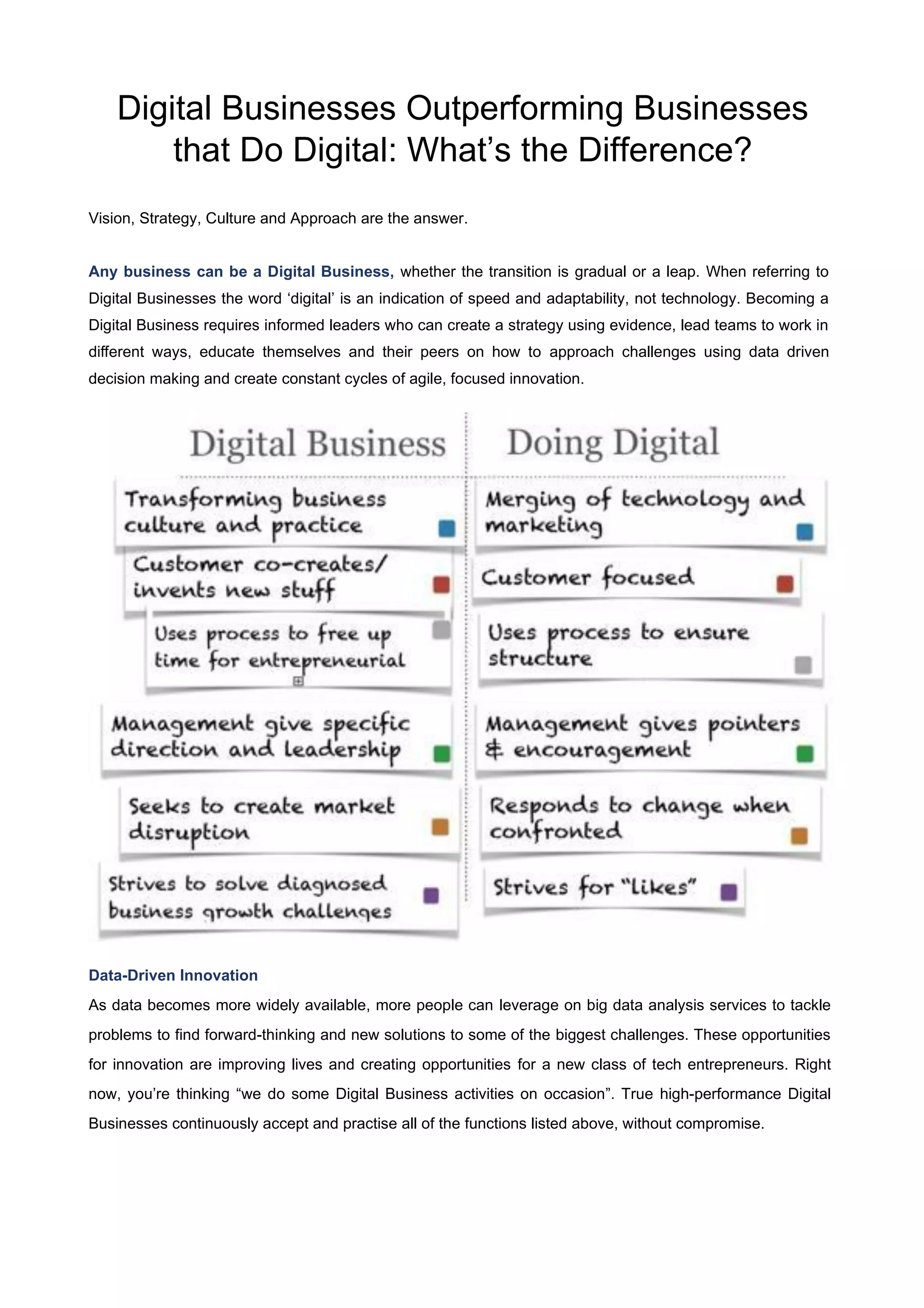 Digital transformation guide and checklist 2020 | PDF