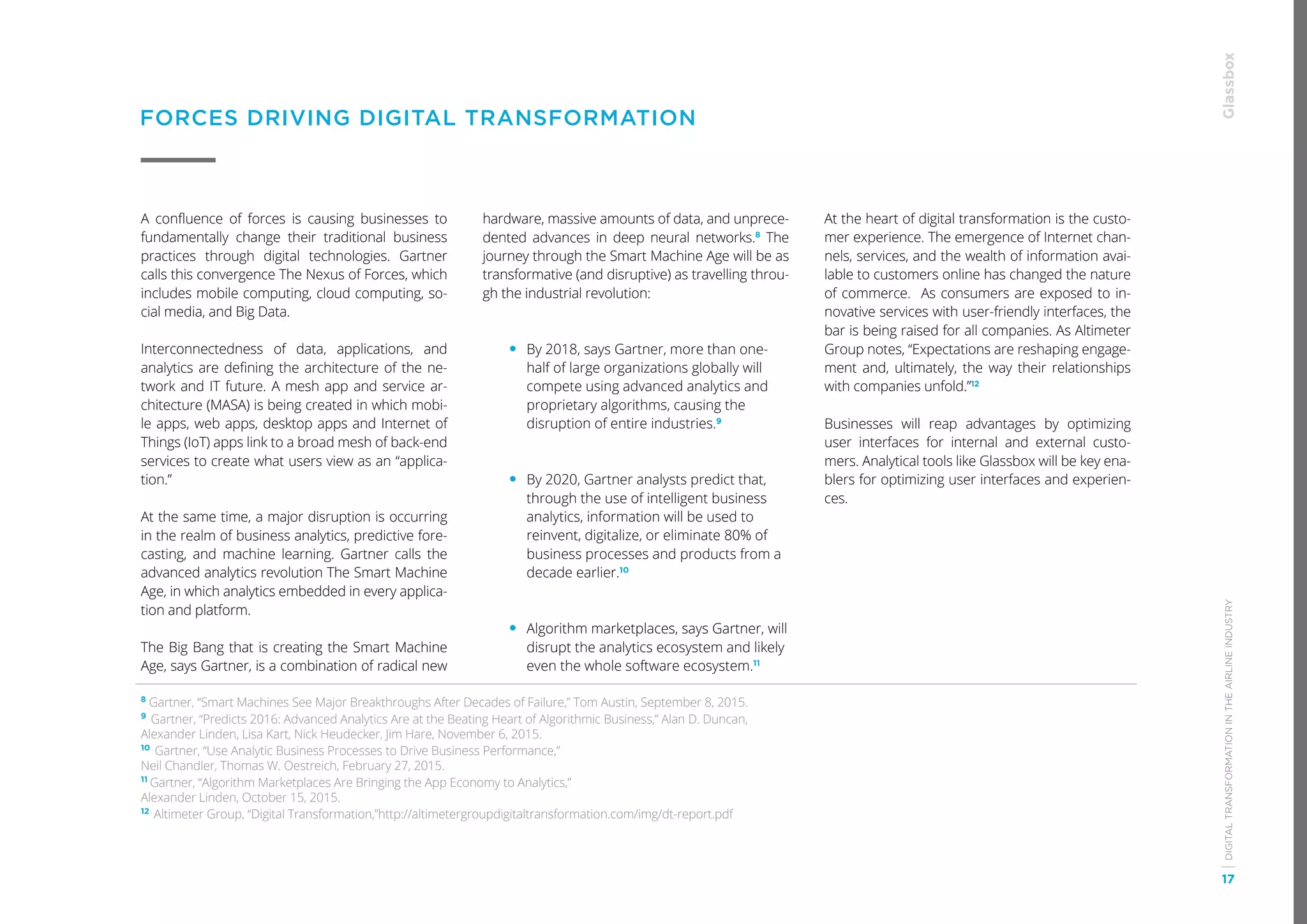 Digital transformation in airline industry jan. 2018 | PDF