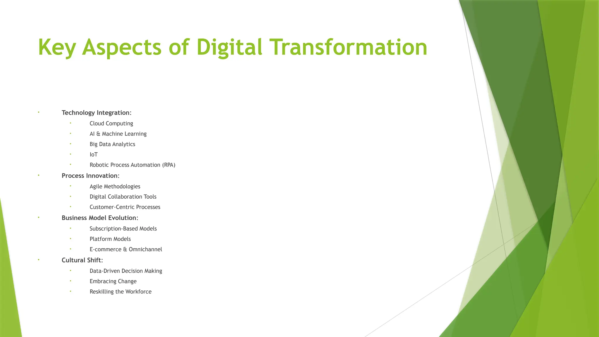 Digital Transformation Systems system advanced | PPTX