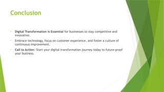 Digital Transformation Systems system advanced | PPTX