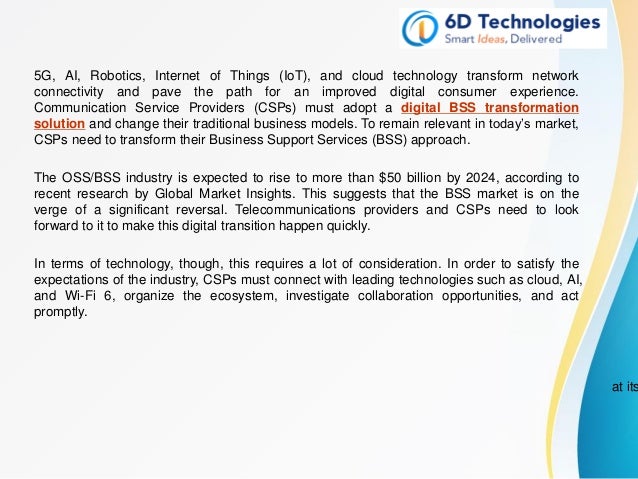 Digital transformation in the bss space | PDF