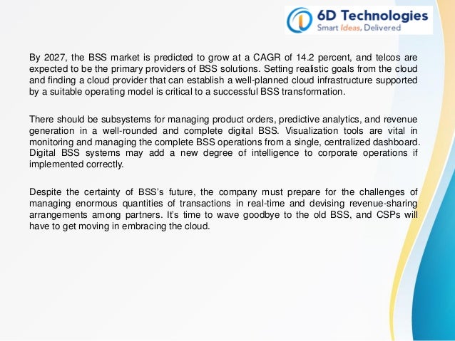 Digital transformation in the bss space | PDF
