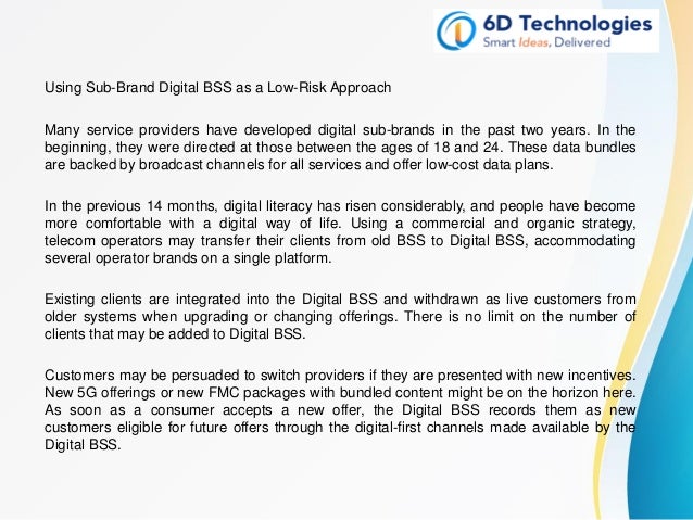 Digital transformation in the bss space | PDF