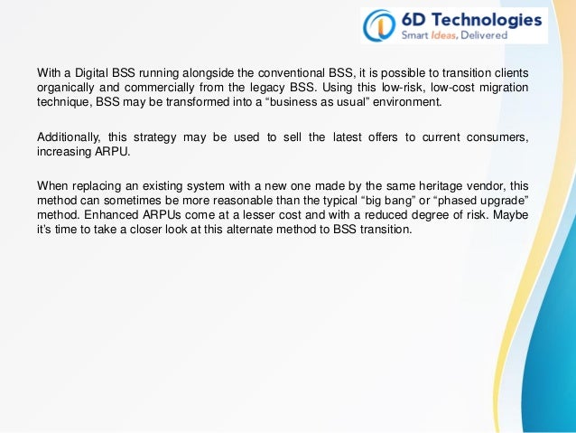 Digital transformation in the bss space | PDF