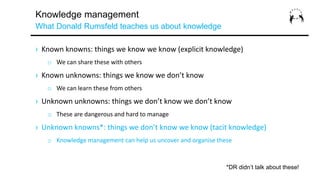 Digital transformation: knowledge management | PPTX