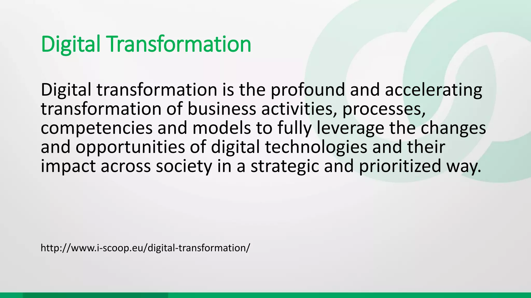 Digital Transformation : Buzzword or Real Transformation | PPT