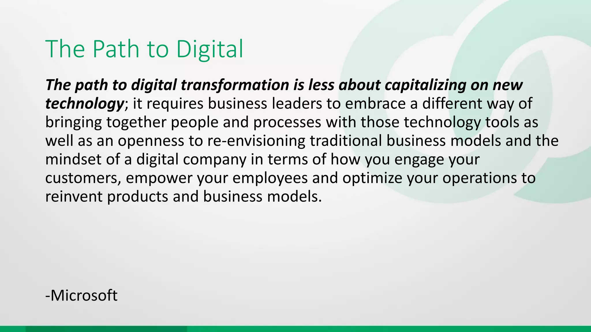 Digital Transformation : Buzzword or Real Transformation | PPT
