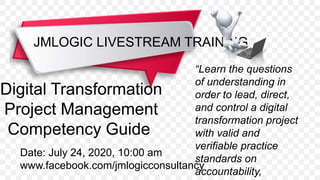 Project Management Competency Guide for Digital Transformation | PPT
