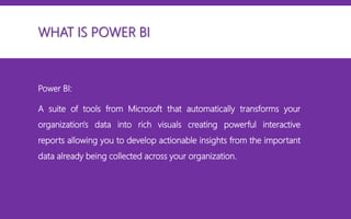 Digital Transformation and Power BI | PPTX | Cloud Computing | Internet